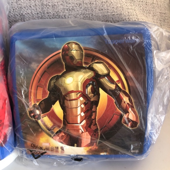 Tupperware | Kitchen | Nip Tupperware Marvel Iron Man Sandwich Keeper ...
